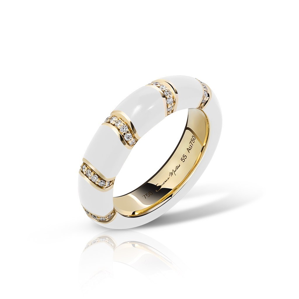 Stack Band 'The Row' Vanilla - Custom Jewelry Options