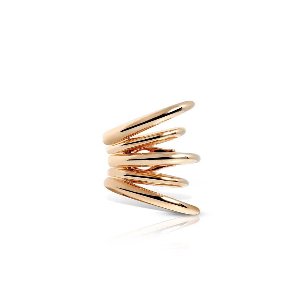 Gold Strokes Ear Cuff RG - Unique Jewelry Design